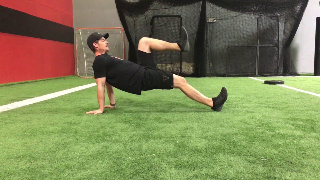 Reverse Plank Knee Drive - YouTube