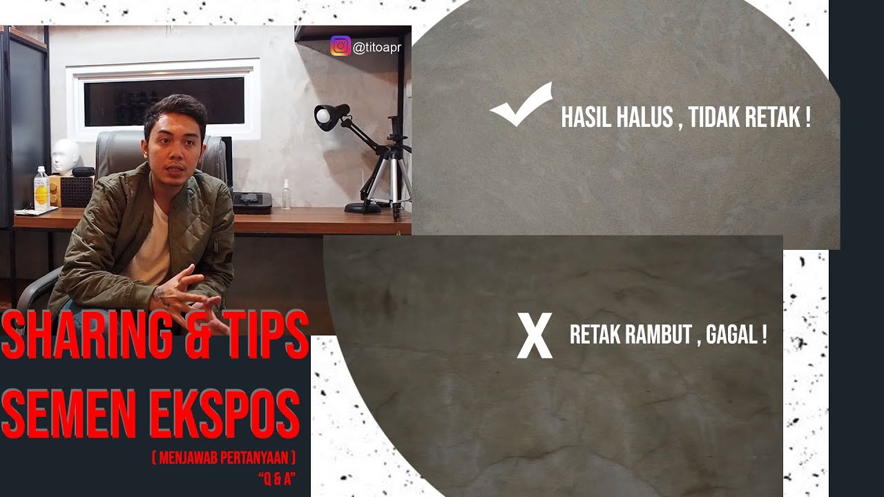 Bahas mengenai acian ekspos "unfinish look" hingga tahapan coating ...