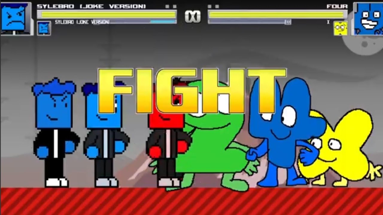 4 Sylebro's vs. Four, X & Two (BFDI) | M.U.G.E.N - YouTube