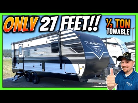 Only 27ft & Half Ton Towable!! 2023 Transcend 221RB Travel Trailer by ...