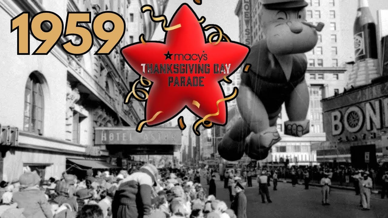 NBC's 🦃Macy's Thanksgiving Day Parade 1959! 🦃🎈 HAPPY TURKEY DAY!🦃 - YouTube