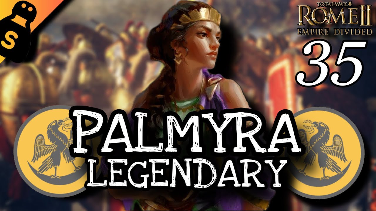 THE BATTLE OF SPARTA! Palmyra - Total War Rome II Empire Divided ...