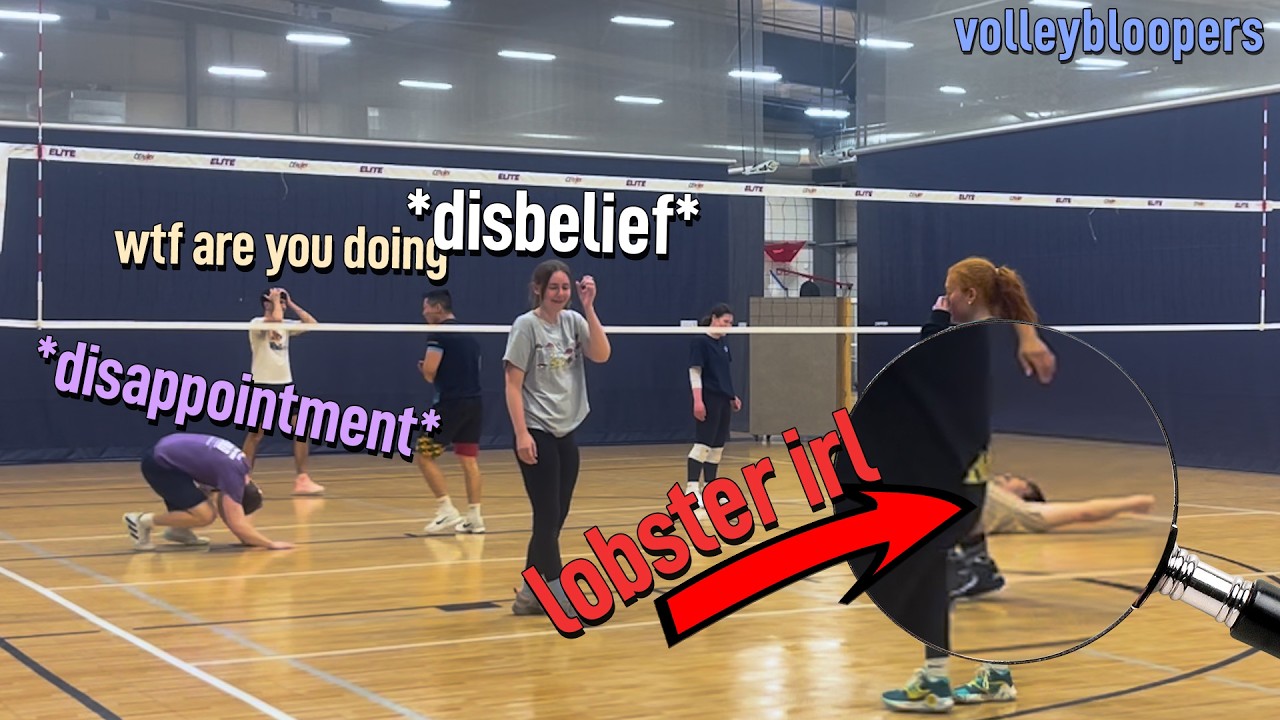 silly volleyball moments to brighten your day - YouTube