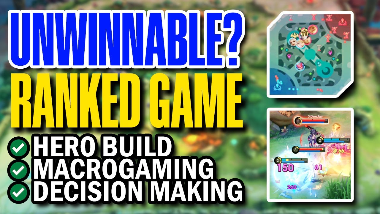 BAD LINE UP AND BAD TEAMMATES || MOBILE LEGENDS RANKED GAMEGUIDE - YouTube