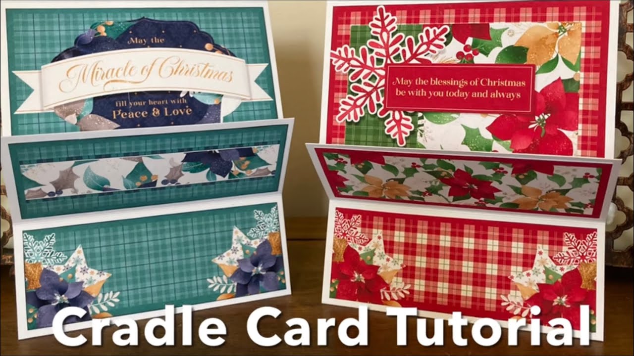 Cradle Card Tutorial - YouTube
