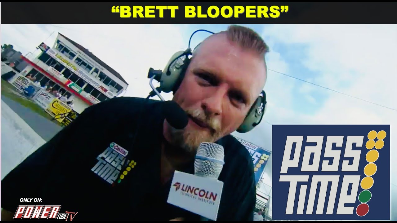PASS TIME - Drag Racing Gameshow! Brett Wagner Bloopers - Power Short ...