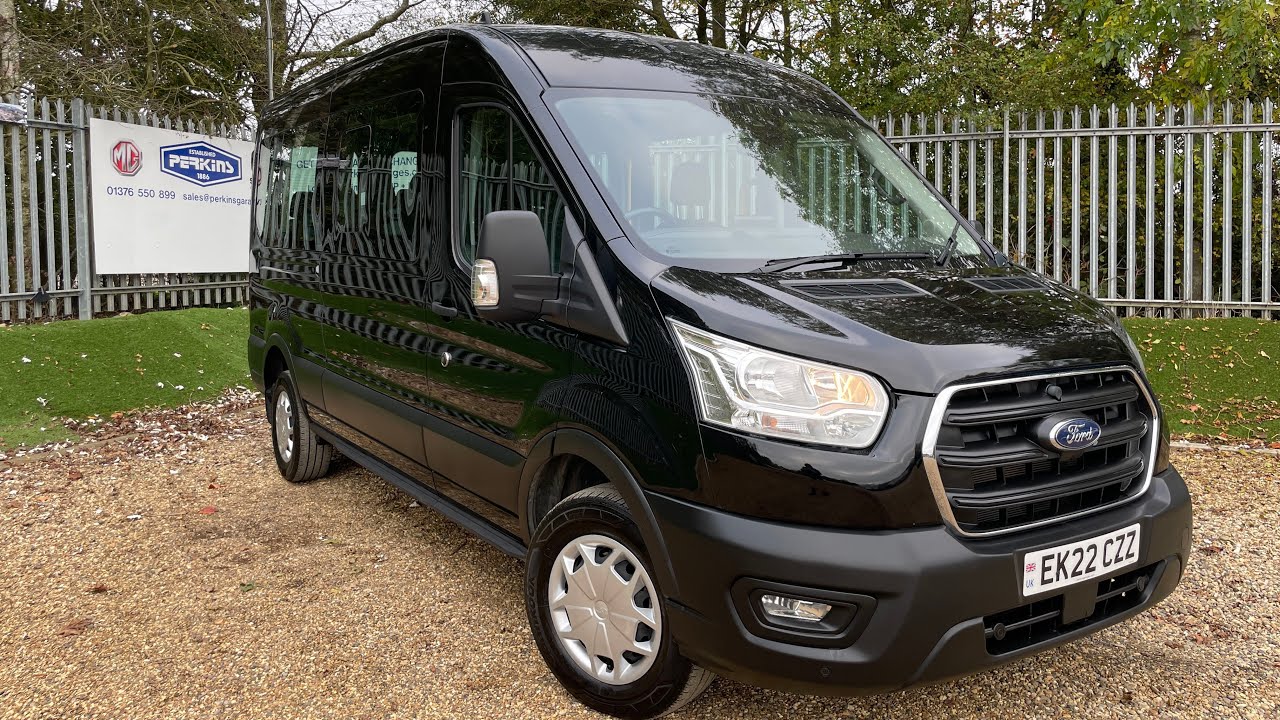 VEHICLE NOW SOLD *** FORD TRANSIT TREND 410 H2 L3 14 SEATER MINI BUS ...