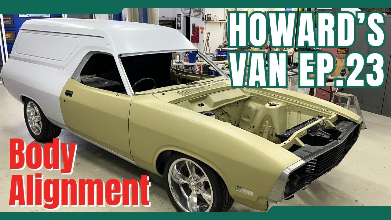 Body Alignment & Bare Metal work on XC Falcon Panel Van #23 Magnum ...