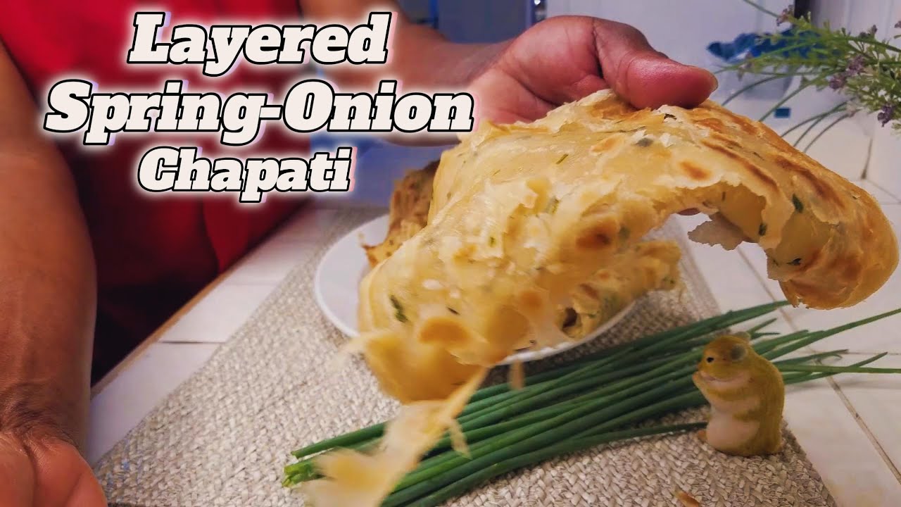 🧅 Layered Spring Onion Chapati Recipe | You have to try this 🧅 - YouTube