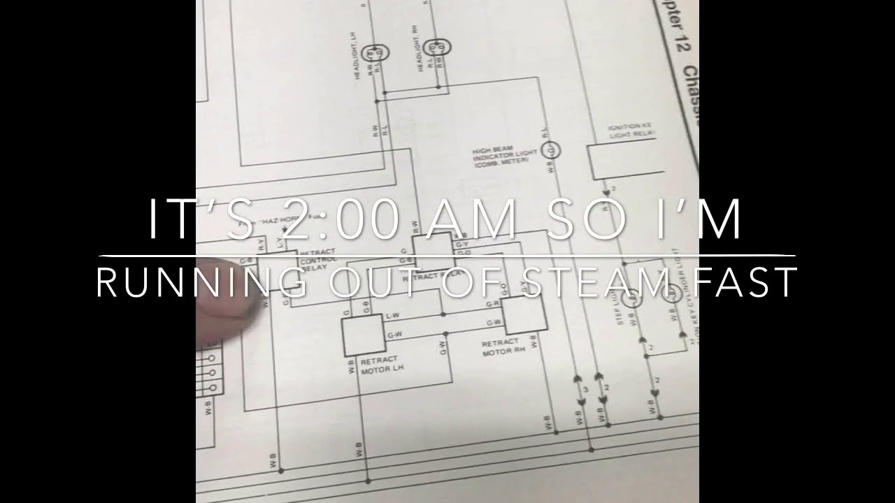 Toyota Celica Retractable Headlights - YouTube