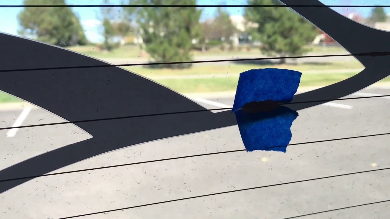 Defrost Grid Repair Part 2 - YouTube