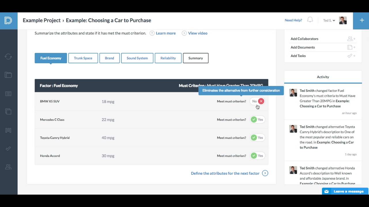 Paramount Decisions | Step 4: Summarize Attributes - YouTube