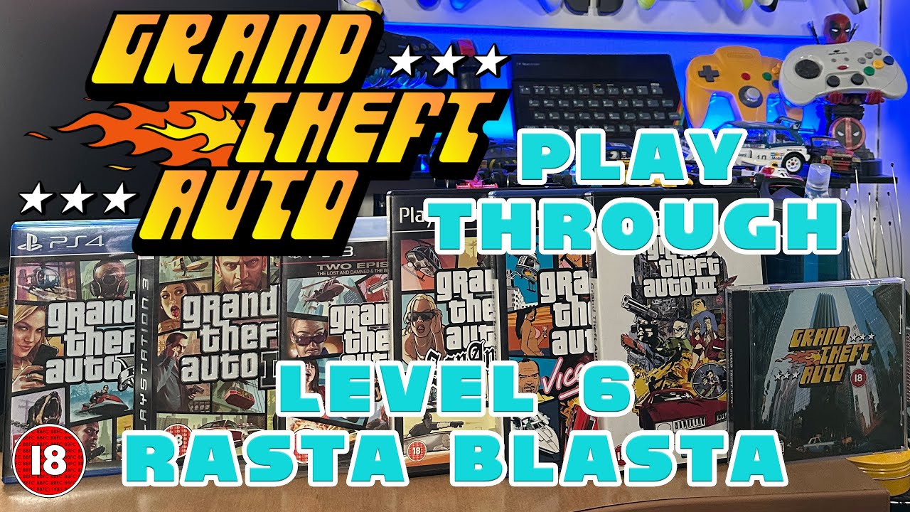 Original Grand Theft Auto 6 of 6: Level 6 Vice City Rasta Blasta ...