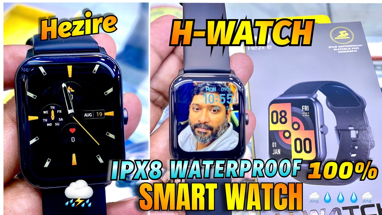 Smart watch | H-WATCH-IPX8 -💯% WATERPROOF 💥Hezire SMARTWATCH💥 WITH BT ...