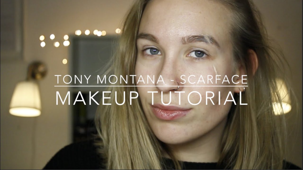 Tony Montane - Scarface - Scar | Quick and Easy Makeup tutorial - YouTube