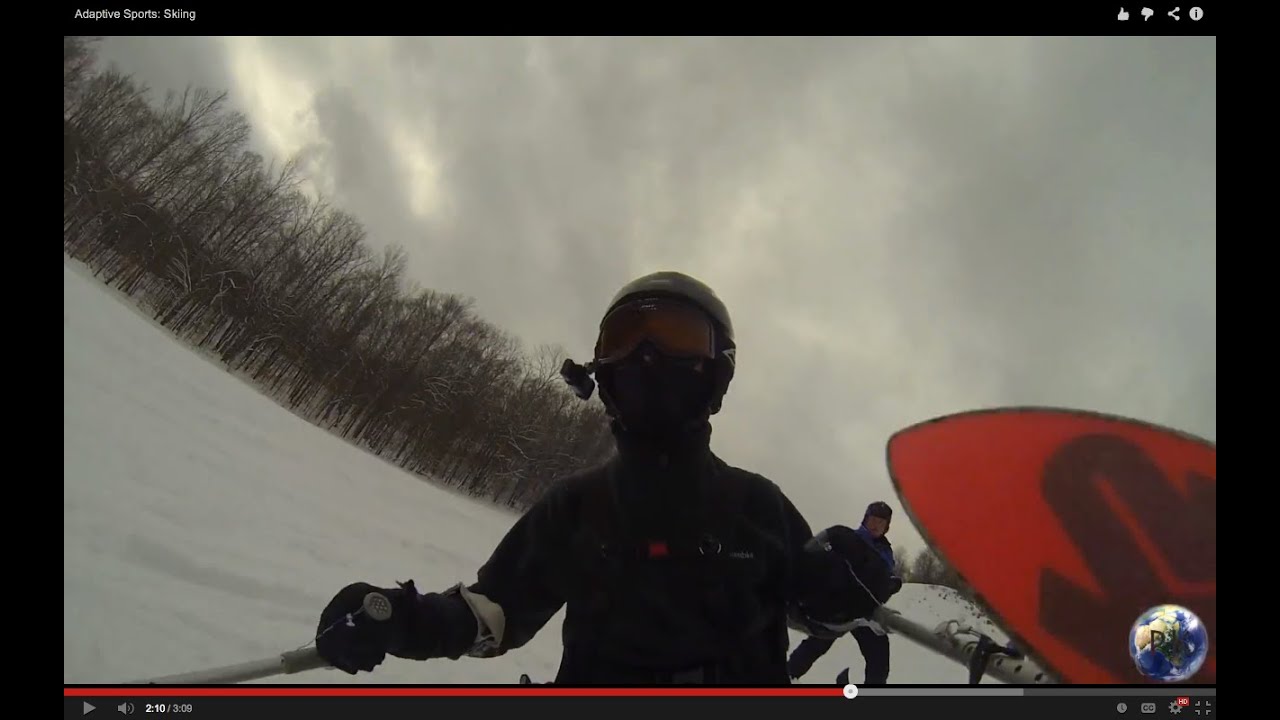 Adaptive Sports: Adaptive Skiing at Challenge Mountain - YouTube