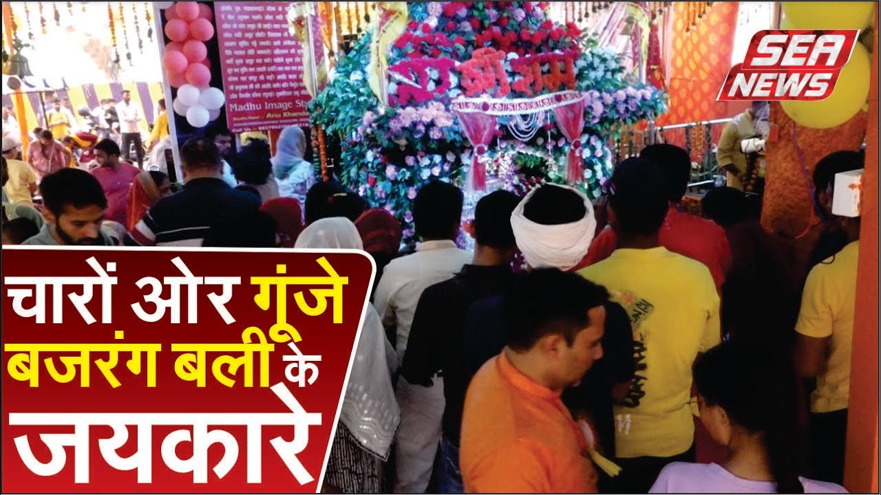 चारों ओर गूंजे बजरंग बली के जयकारे - YouTube