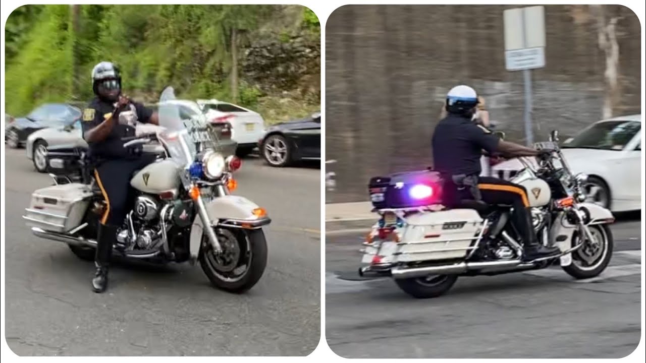 Hoboken Police Motorcycle Responding On Frank Sinatra Dr 5/15/21 - YouTube