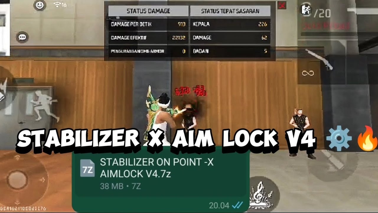 STABILIZER X AIM LOCK ⚙️🔥 || STABILIZER AIM LENGKET 🚀 || STABILIZER ...