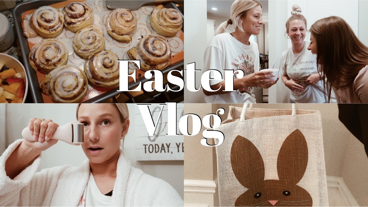 Vlog: Easter day, hanging out with my sister's, favorite night time ...