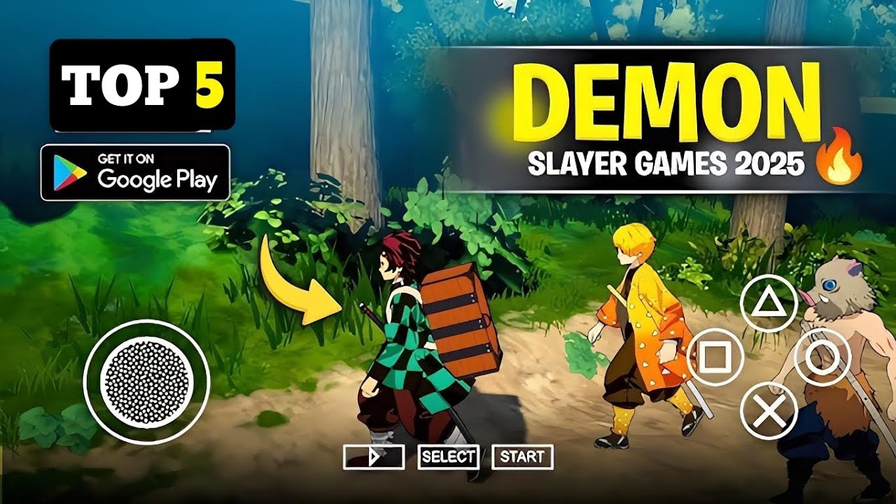" Top 5 DEMON SLAYER Games For Android And iOS" | - YouTube