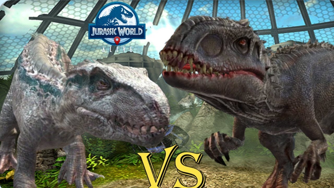 LEGENDARY INDORAPTOR GEN 2 VS LEGENDARY INDOMINUS REX - JURASSIC WORLD ...