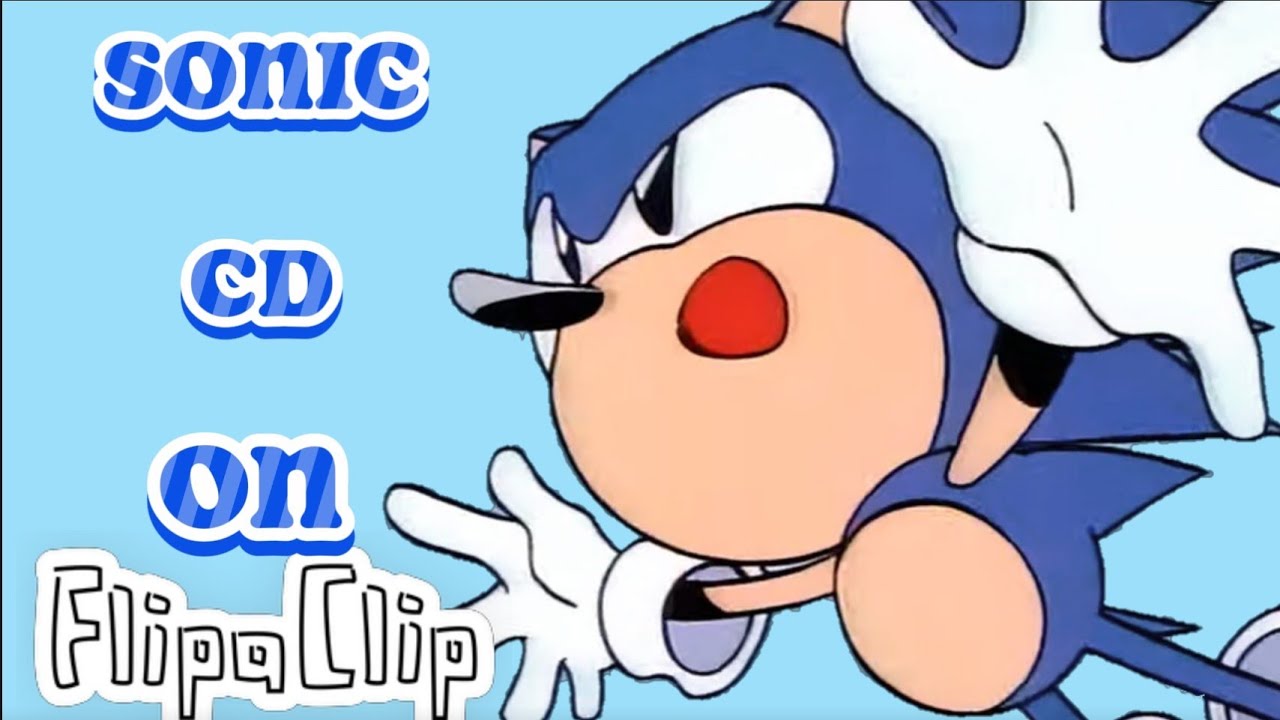 I traced over my fav part of the sonic cd animation - YouTube