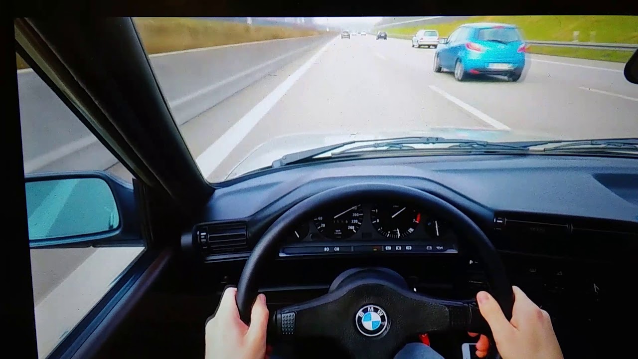 528e bmw 200 mph topspeed in germany no speed limit - YouTube