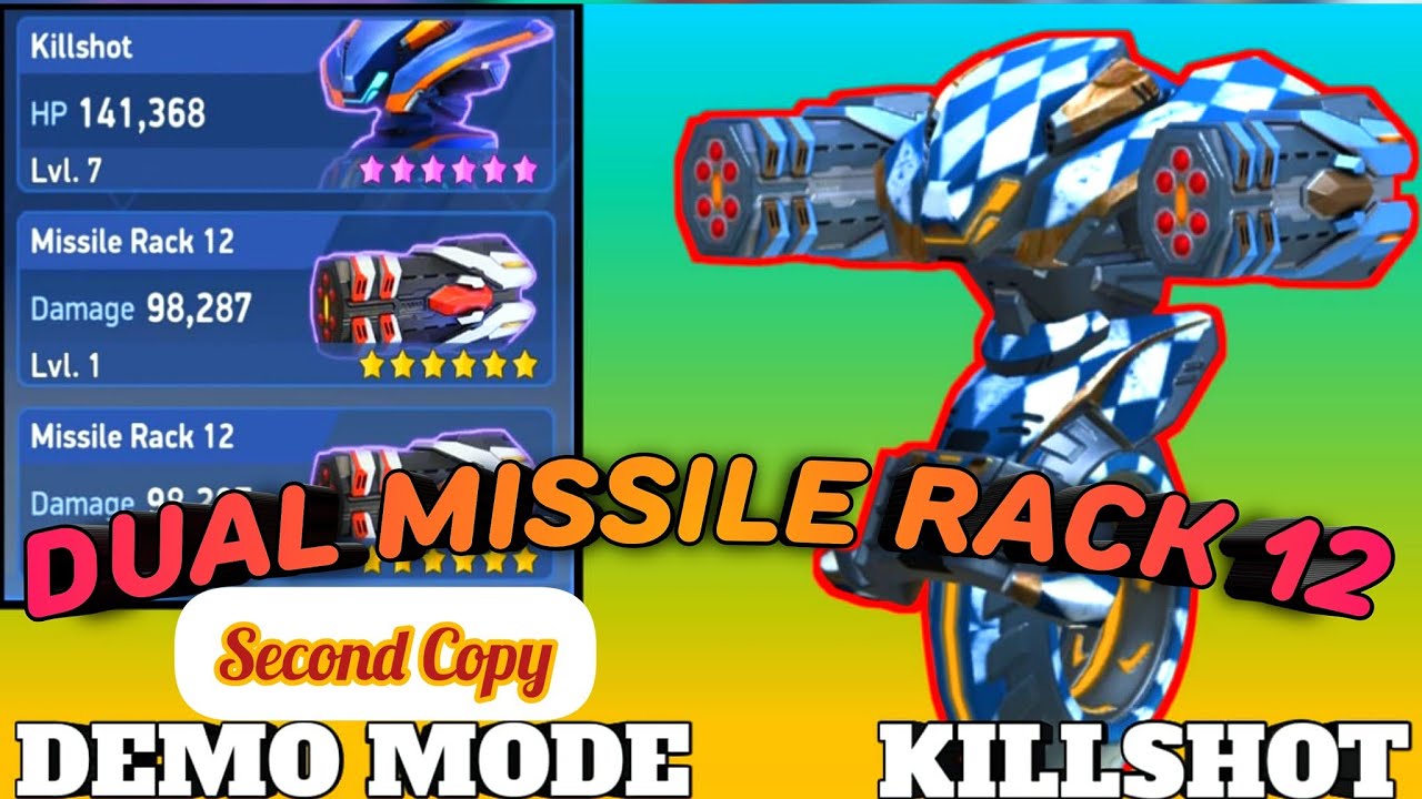 Killshot ⚡ with Dual Missile Rack 12 || Mech Arena Spotlight || Mech ...