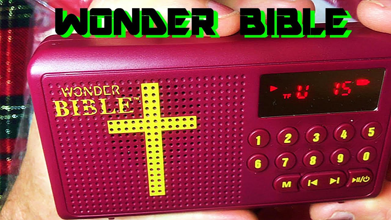 WONDER BIBLE & How to use it - KJV Audio Player Old & New Testament ...