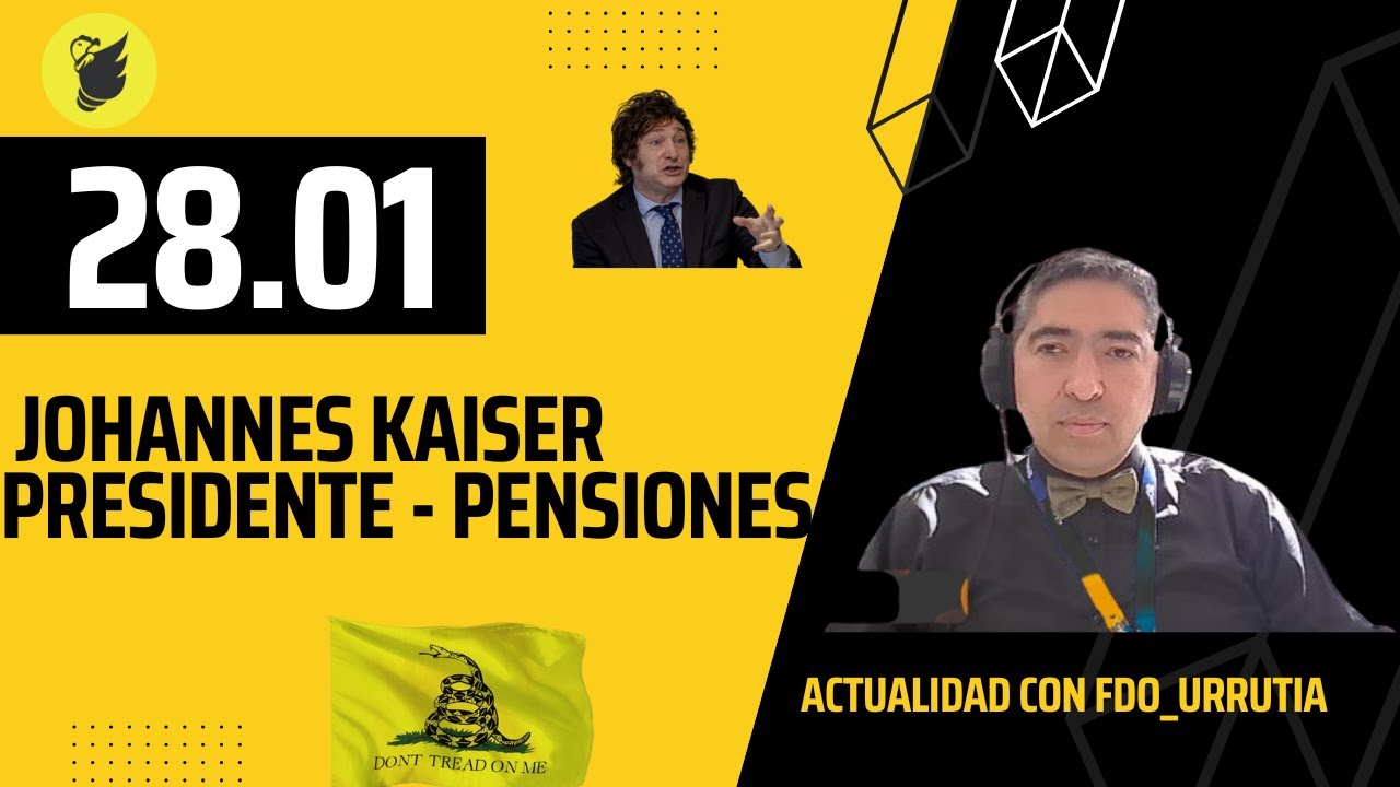 Johannes Kaiser Presidente y el Nuevo Sistema de Pensiones - YouTube