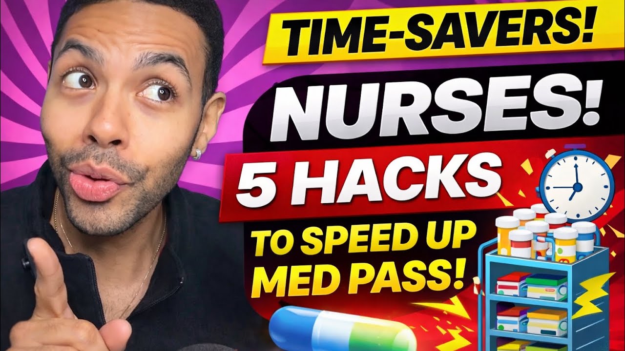 NURSES! 5 HACKS to SPEED UP your MED PASS! #nurselife #nursingschool # ...