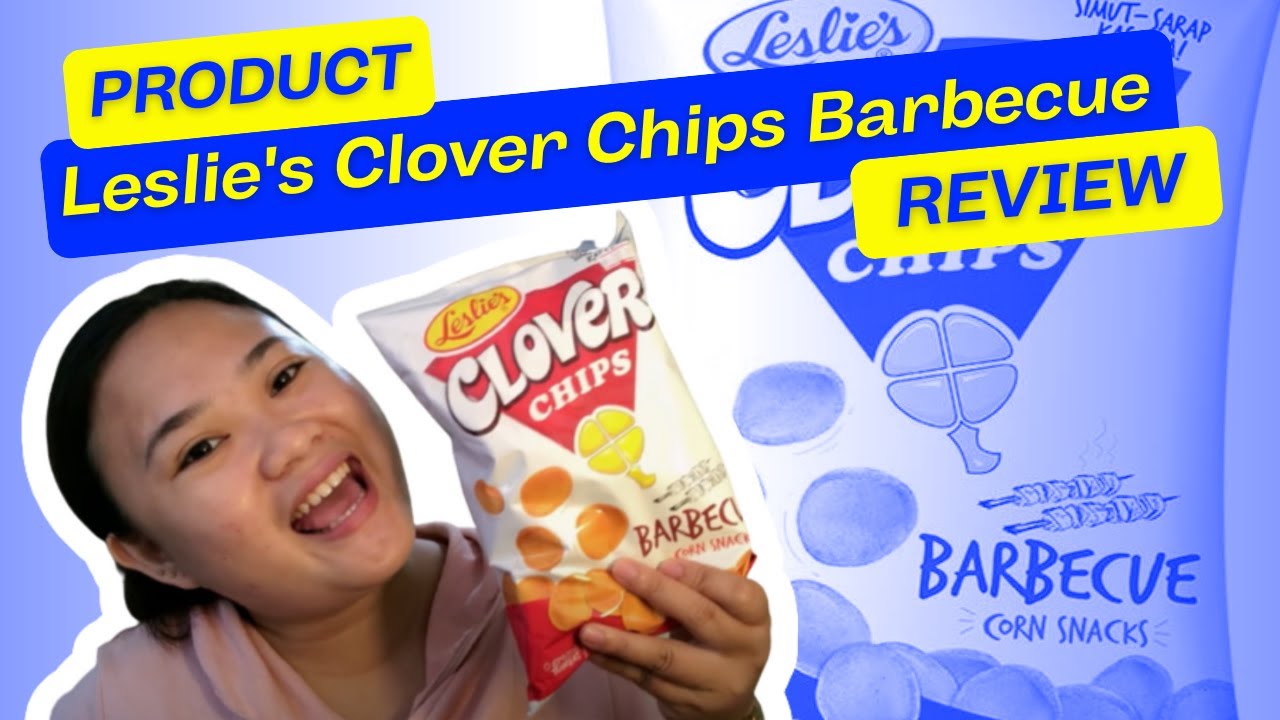 LESLIE'S Clover Chips Barbeque Flavor | Food Review | 0323 - YouTube