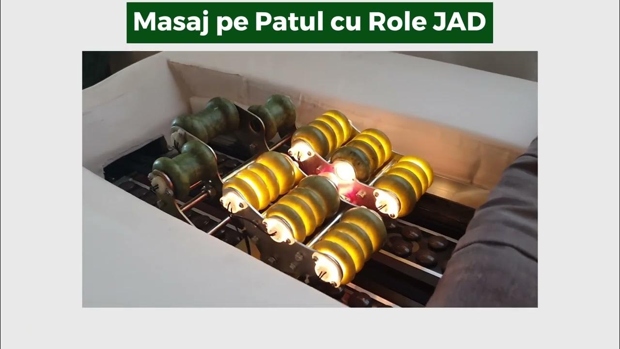 Terapia 2. Masaj pe Patul cu Role de JAD incalzite CASA JAD - YouTube