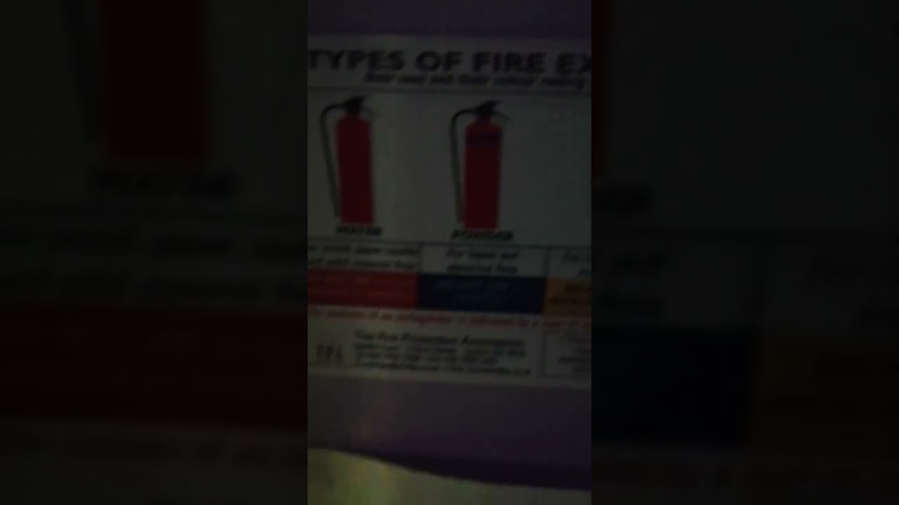 Know Your fire extinguishers sign - YouTube