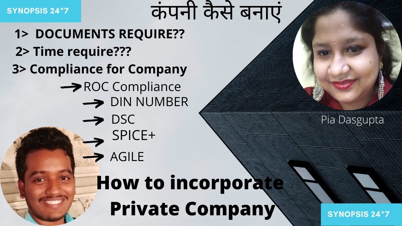 Company Incorporation || Private Company || Compliance || Roc Work ...
