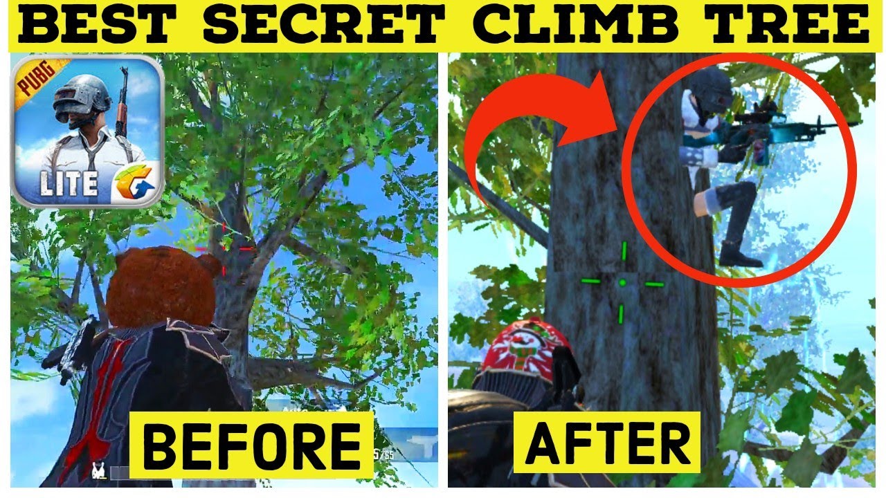 BEST SECRET HOW TO CLIMB TREES IN PUBG MOBILE LITE / WARNER GAMING ...