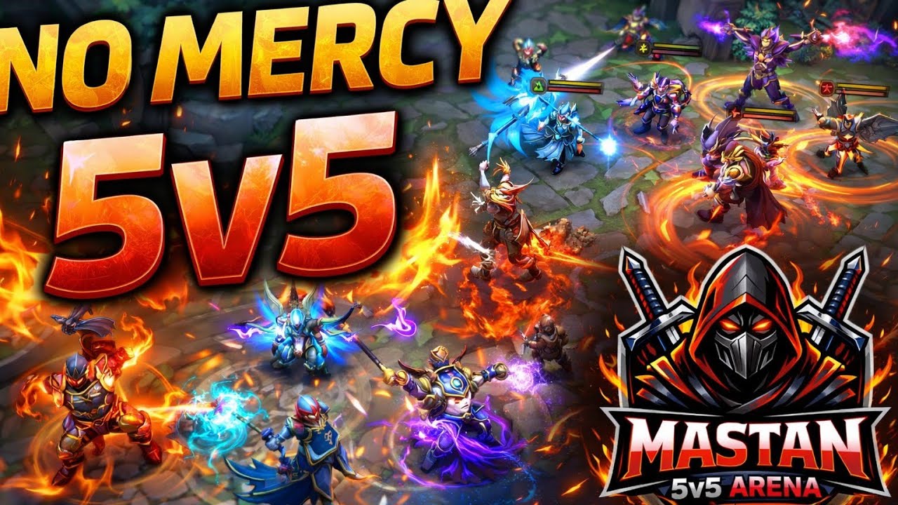 Epic 5v5 Arena Battle 🔥 | Mastan 5v5 Arena | MOBA Legends # ...