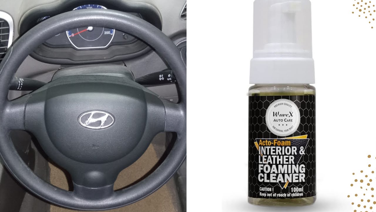 wavex Acto foam / How to clean steering wheel / Polyurethane(pu ...