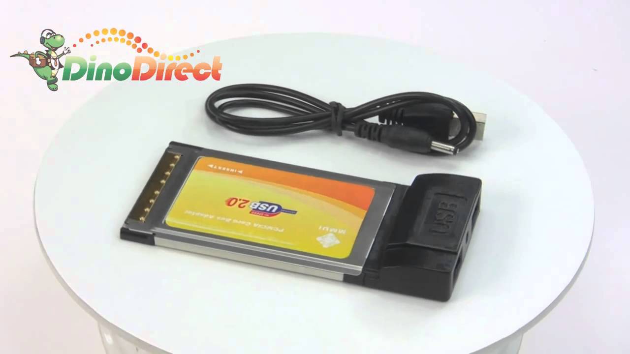 2 Port USB 2.0 PCMCIA Express Card Adapter MM-PCM U2NEC102-21 from ...