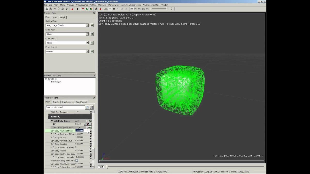 UDK Tutorial Part 123: Physics- Softbody - YouTube