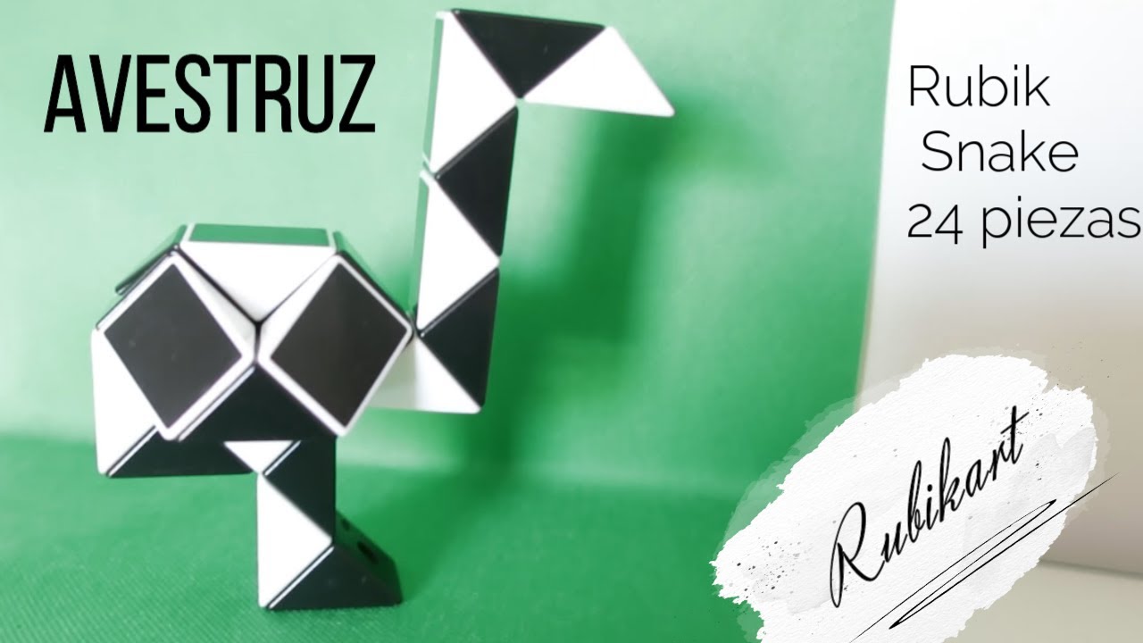 RUBIK SNAKE 24 piezas AVESTRUZ - YouTube