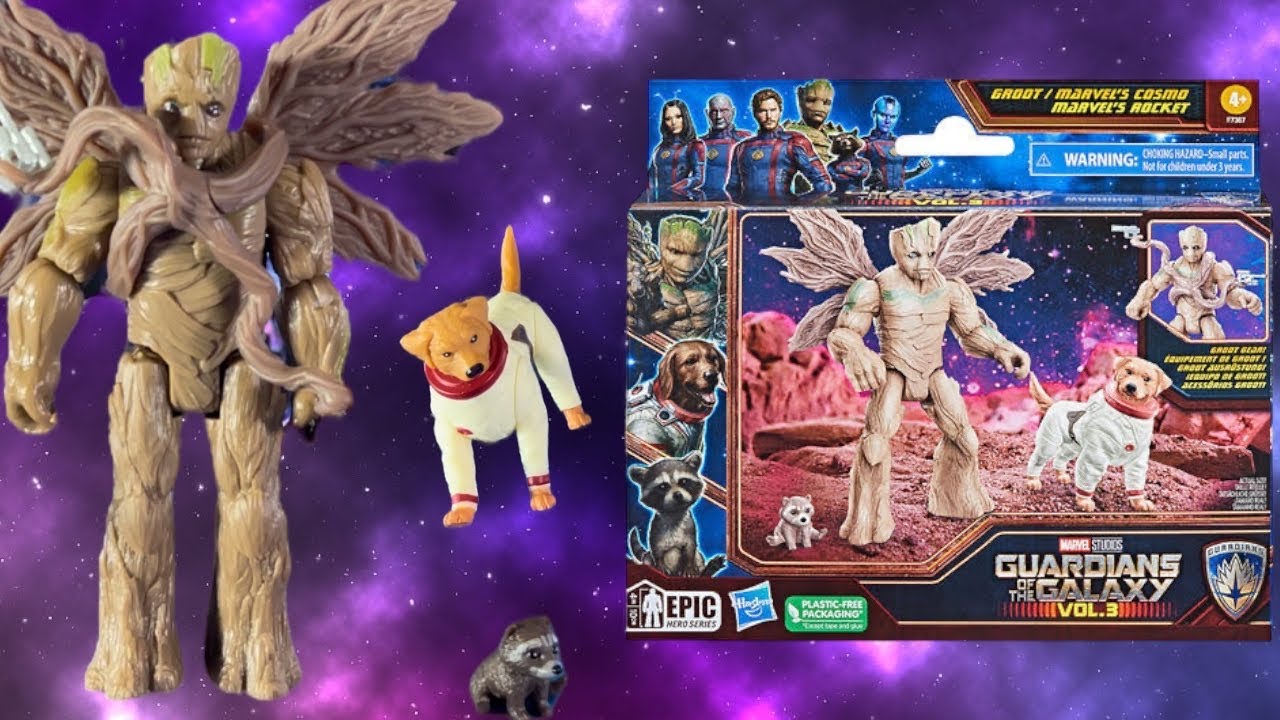 PRIMER THREE PACK EPIC HERO SERIES: GROOT, COSMO & MARVEL´S ROCKET ...