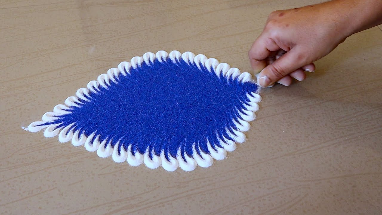 Easy And Unique Rangoli Designs | Latest Kolam Designs | Special ...