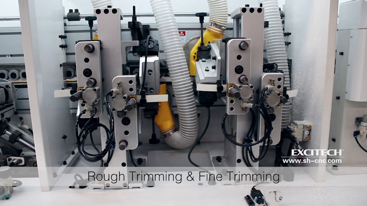 Hot Air Edgebanding Technology with Dual Gluing by EXCITECH CNC - YouTube