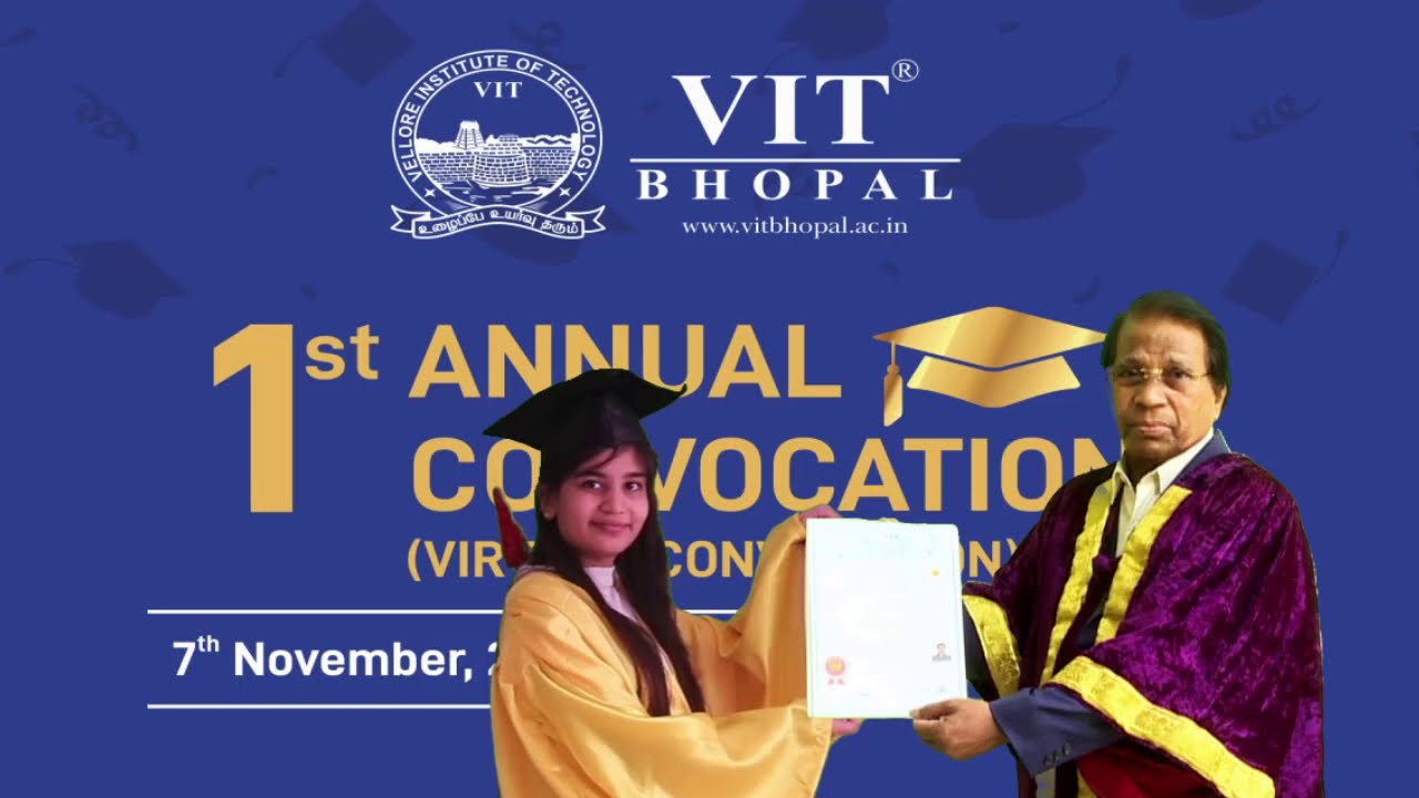 Virtual Reality E Convocation VIT Bhopal | 1st Annual Convocation ...