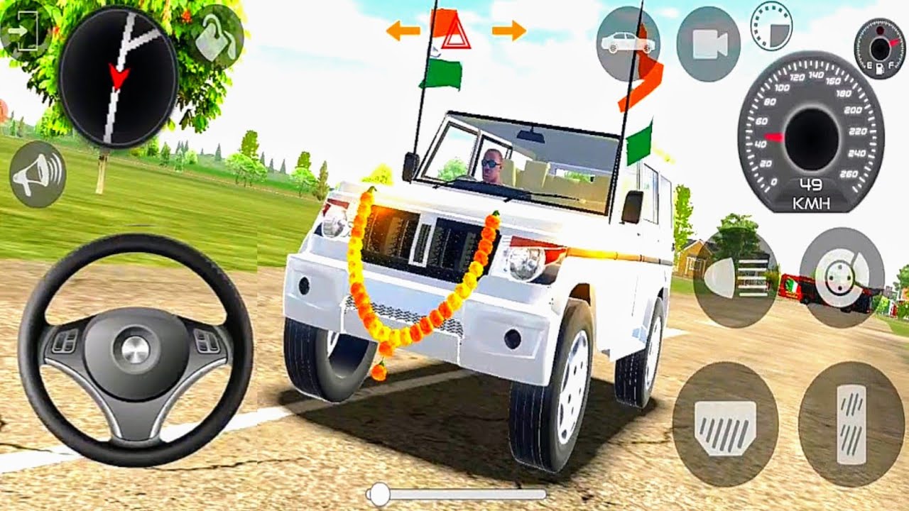 New Mahindra Bolero !! Real Car Driving Simulator 3D Gameplay !! Real ...