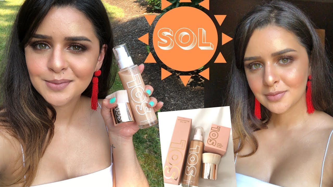 SOL BODY SHIMMERING OIL REVIEW & WEAR TEST! | SHEILA SHIMMERS - YouTube