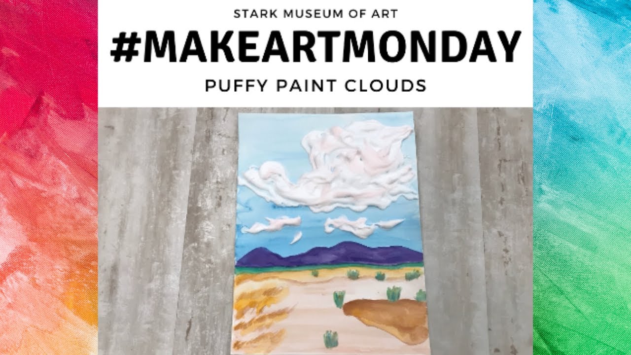 Make Art Monday: Puffy Paint Clouds - YouTube