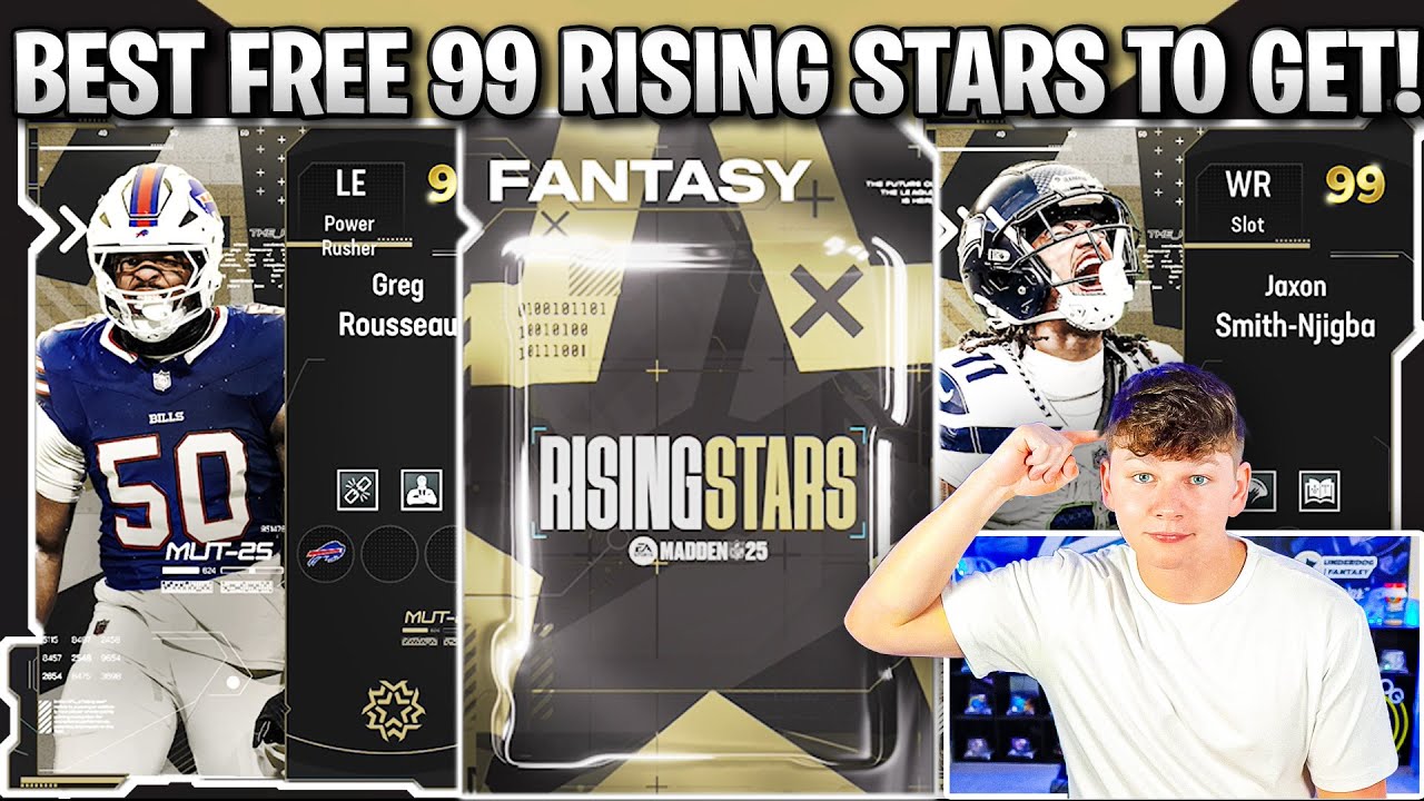 THE BEST FREE 99 OVERALL RISING STARS CHAMPIONS TO GET IN MADDEN 25 ...